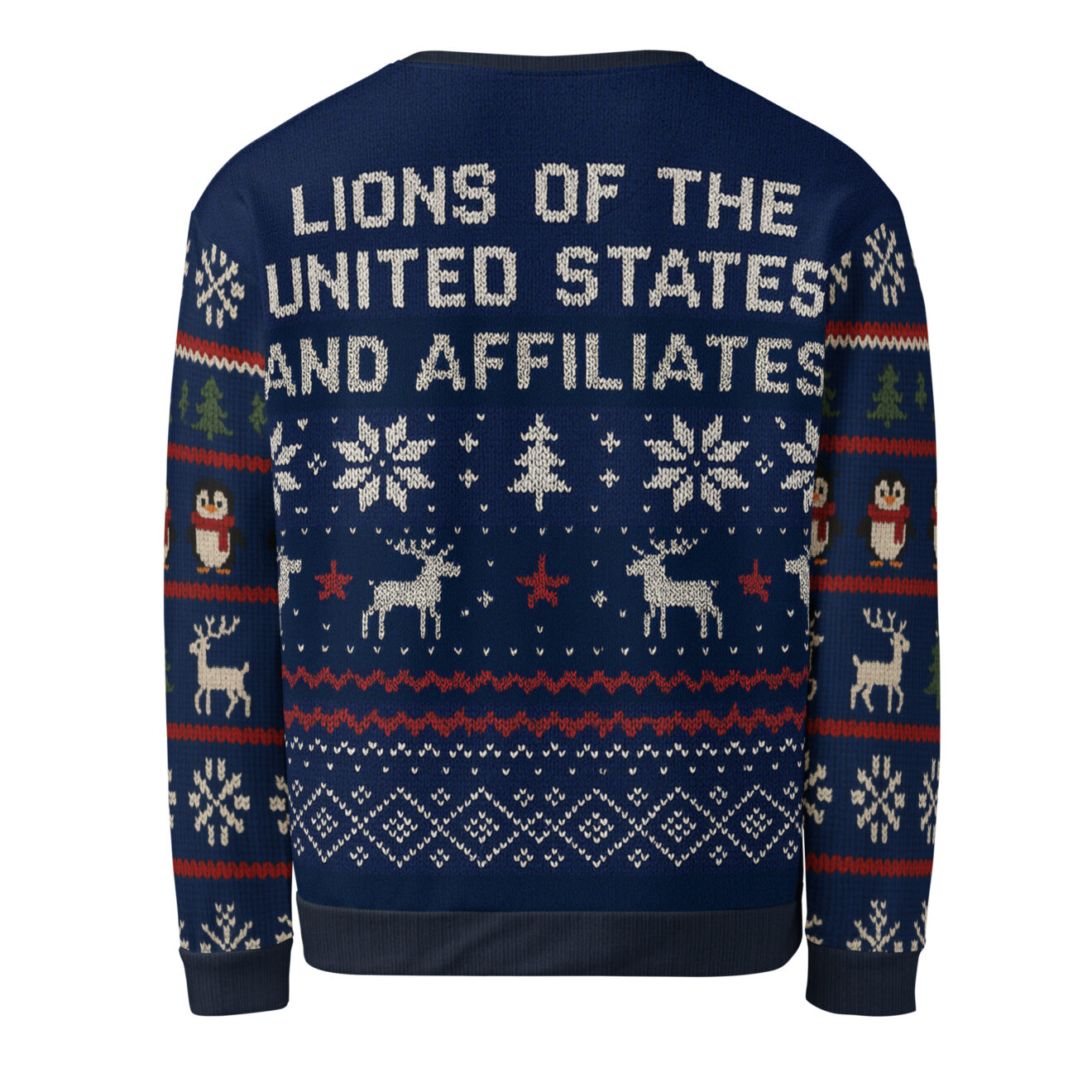 Lions USA & Affiliates Ugly Holiday Sweater – Servant Hero Store